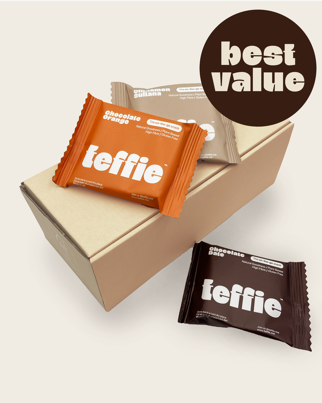 Teffie | Shop Gluten-Free Vegan Teff Snacks UK